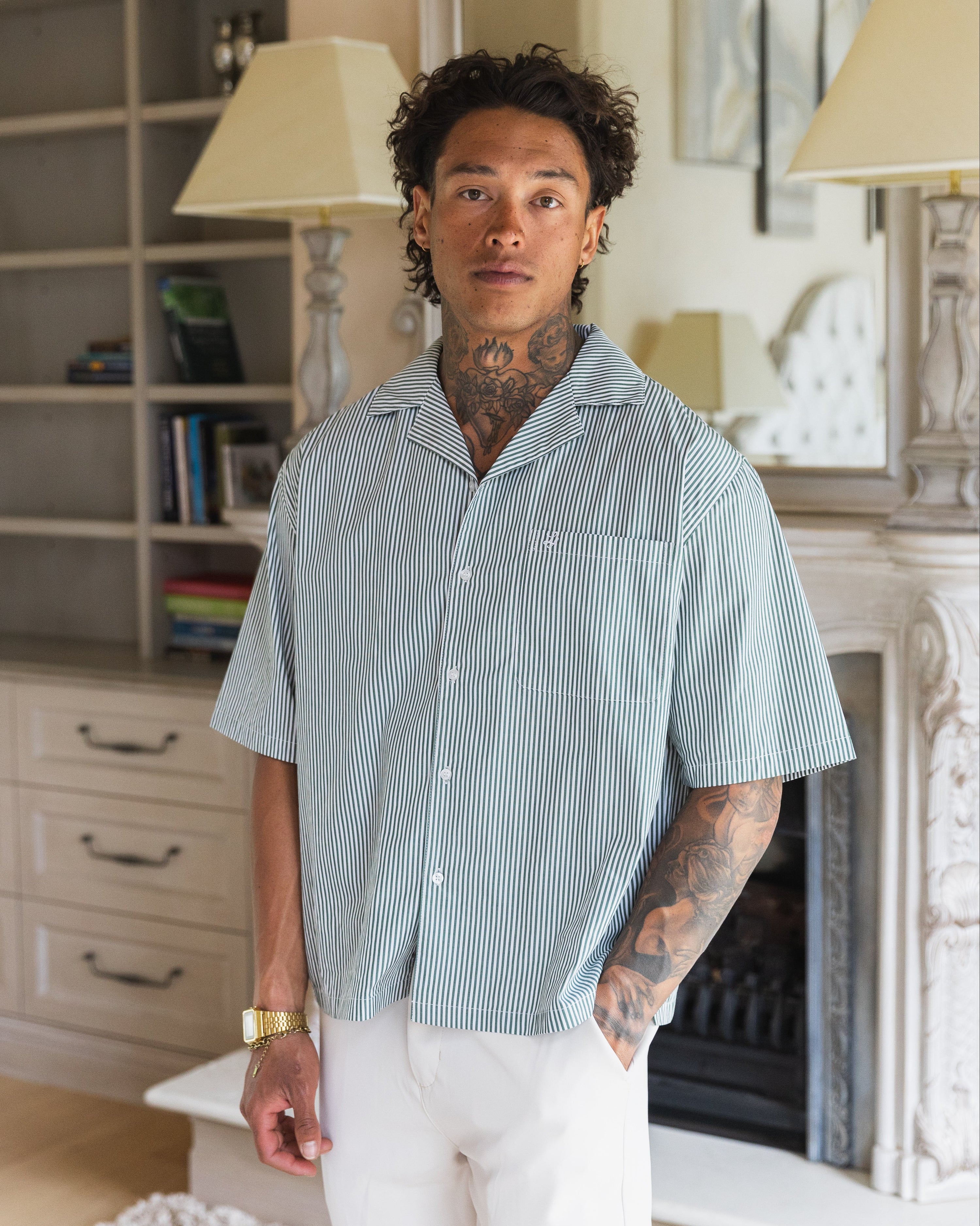 Green Short Sleeve Shirt